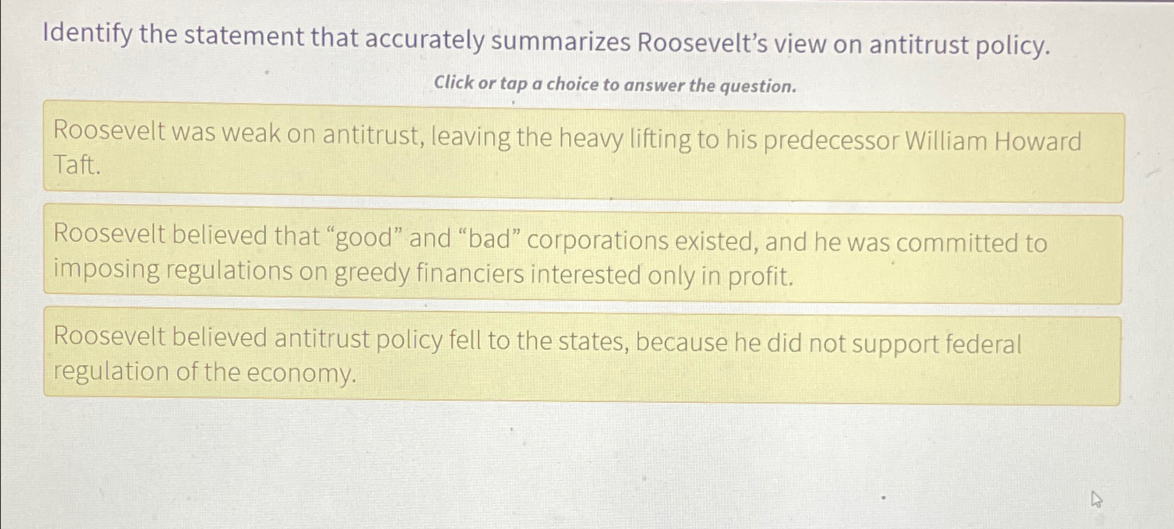 Solved Identify the statement that accurately summarizes | Chegg.com