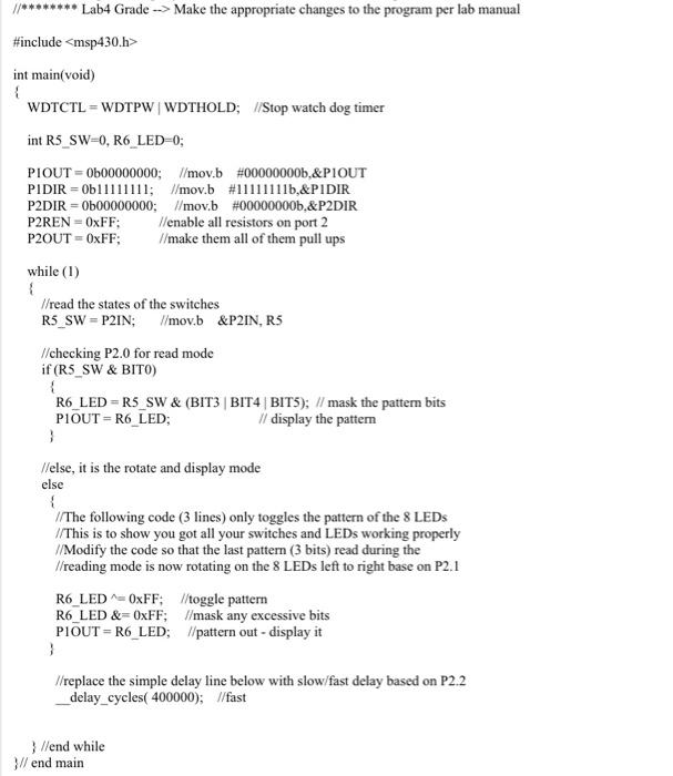 The MSP430 microcontroller is designed to allow port | Chegg.com