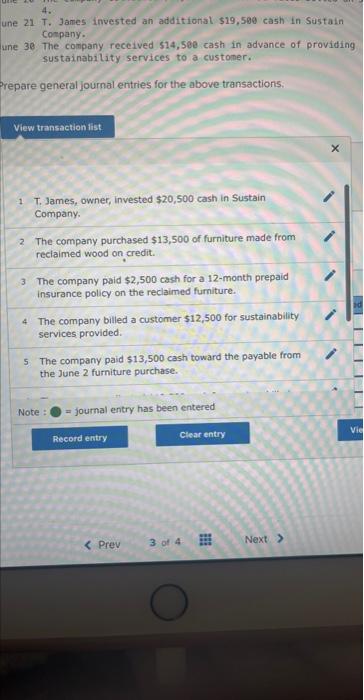 Solved Exercise 2-8 (Algo) Preparing journal entries LO A1 | Chegg.com