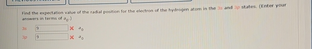 Solved Find the expectation value of the radial position for | Chegg.com