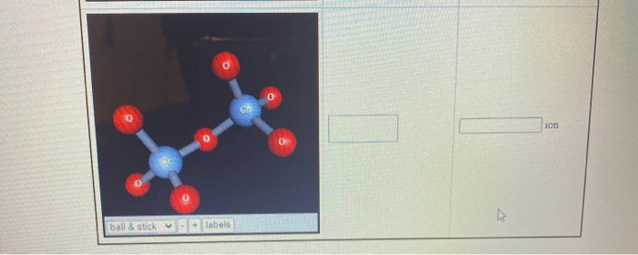 Solved The 3D models in the following table represent ions | Chegg.com