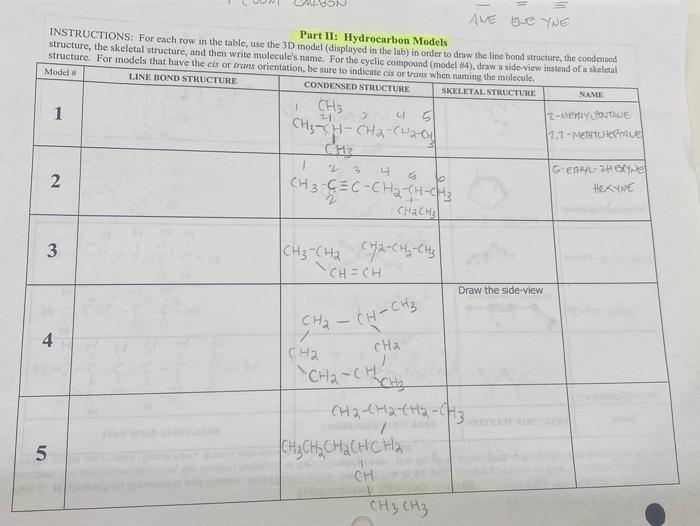 Solved AVE SUC YE INSTRUCTIONS: For each row in the table, | Chegg.com