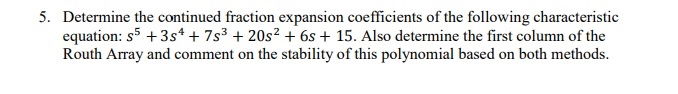 Solved 5. Determine the continued fraction expansion | Chegg.com