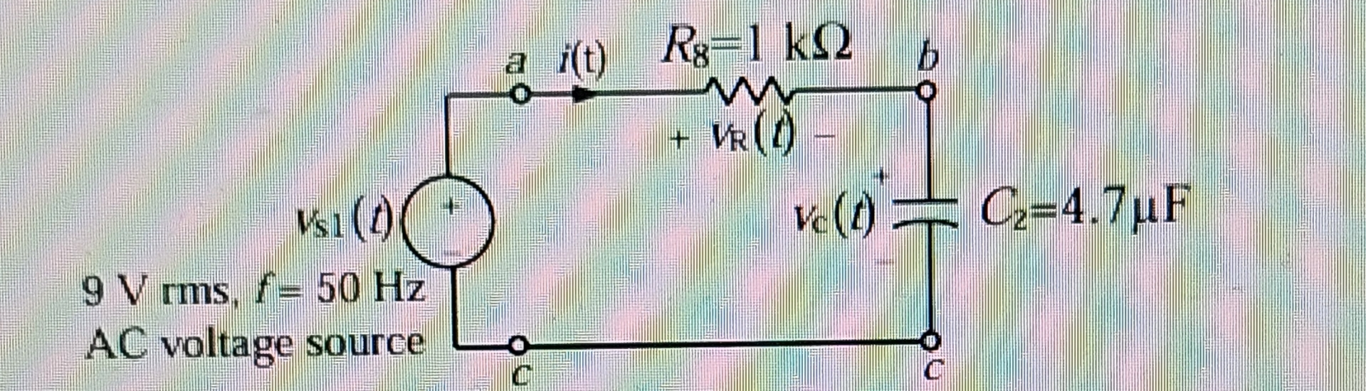 Solved draw the phasor diagram of voltages and current | Chegg.com