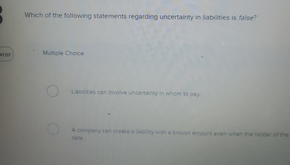 Solved Which of the following statements regarding | Chegg.com