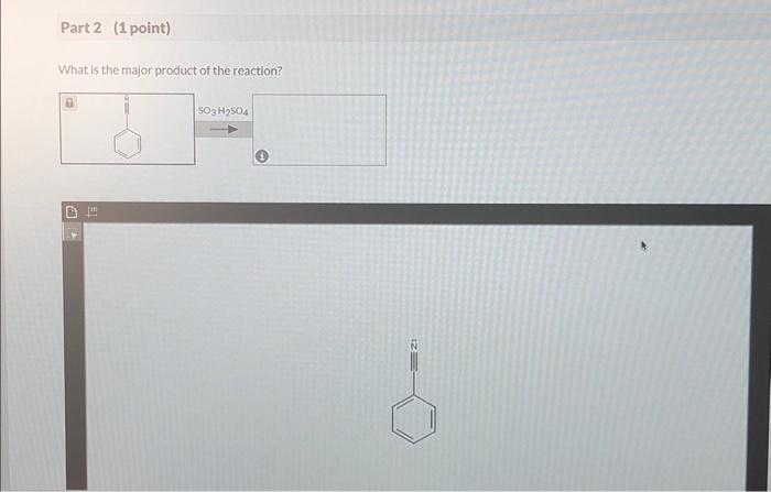 Solved For the reaction of cyanobenzene under sulfonation | Chegg.com