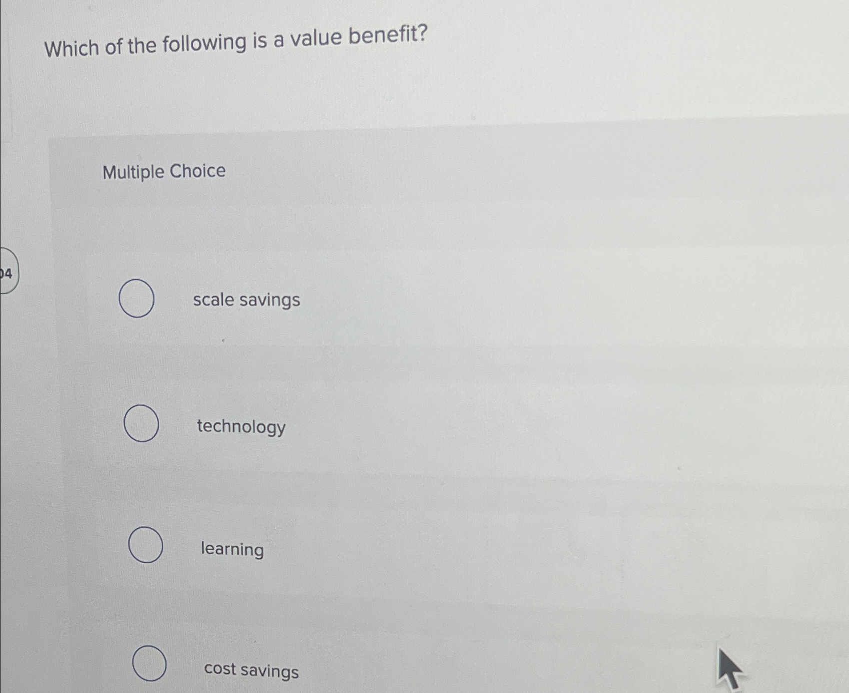 Solved Which of the following is a value benefit?Multiple | Chegg.com