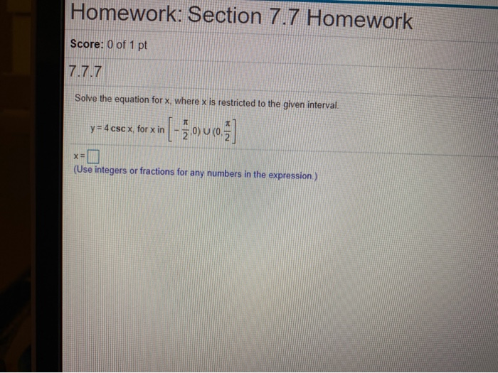 Solved Homework Section 7 7 Homework Score 0 Of 1 Pt 7 7 7