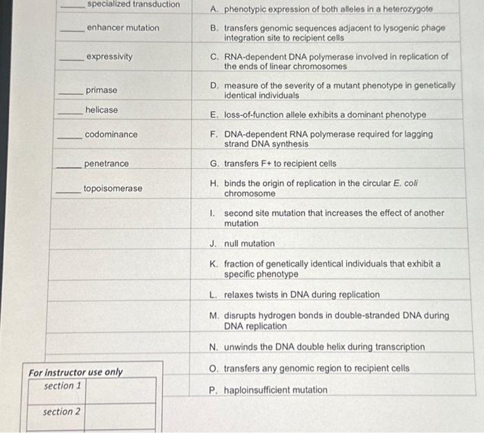 Solved __ specialized transduction enhancer mutation | Chegg.com