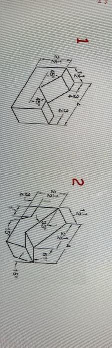 Solved please draw this in autocad with three main | Chegg.com