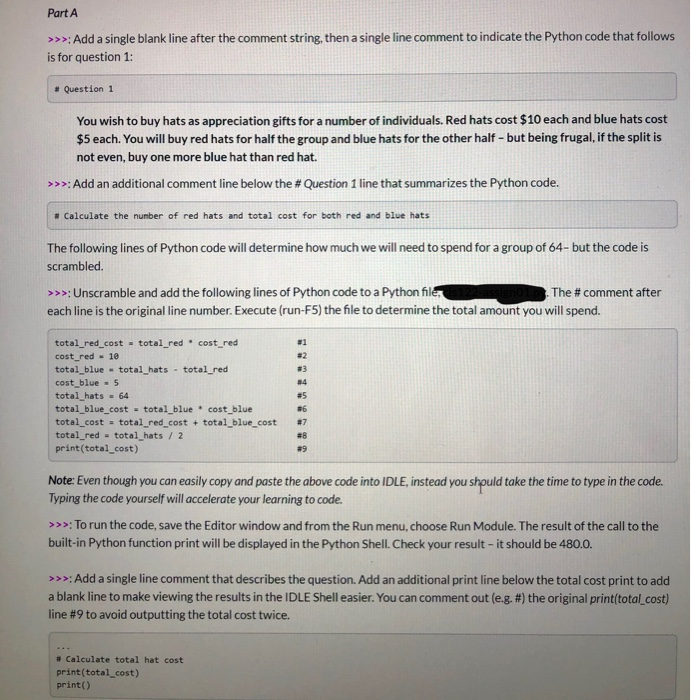 Solved Entry level of Python but can anyone show me the work | Chegg.com