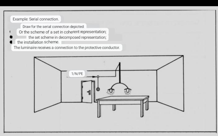 Solved Draw for the serial connection depicted: Or the | Chegg.com
