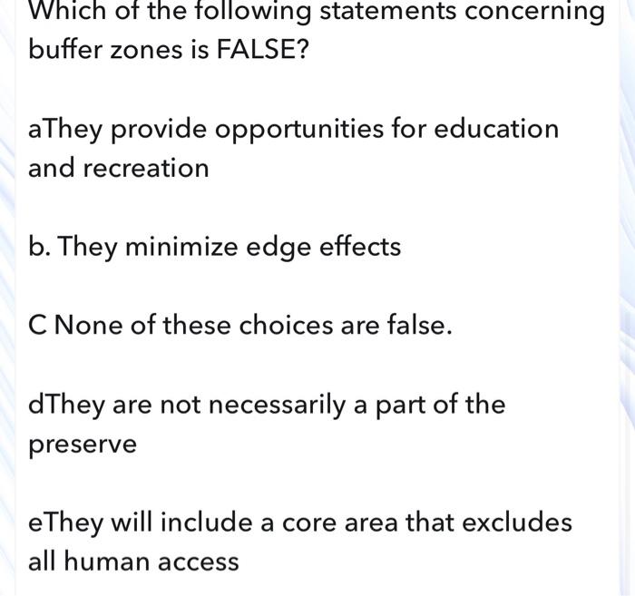 Solved Which of the following statements concerning buffer | Chegg.com