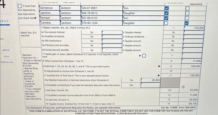 Demarco and Janine Jackson have been married for 20 | Chegg.com