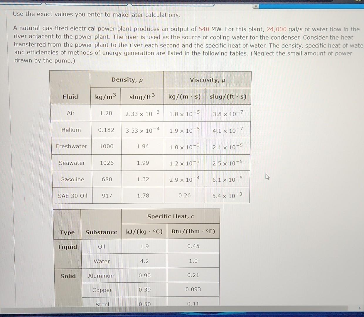 Use the exact values you enter to make later | Chegg.com