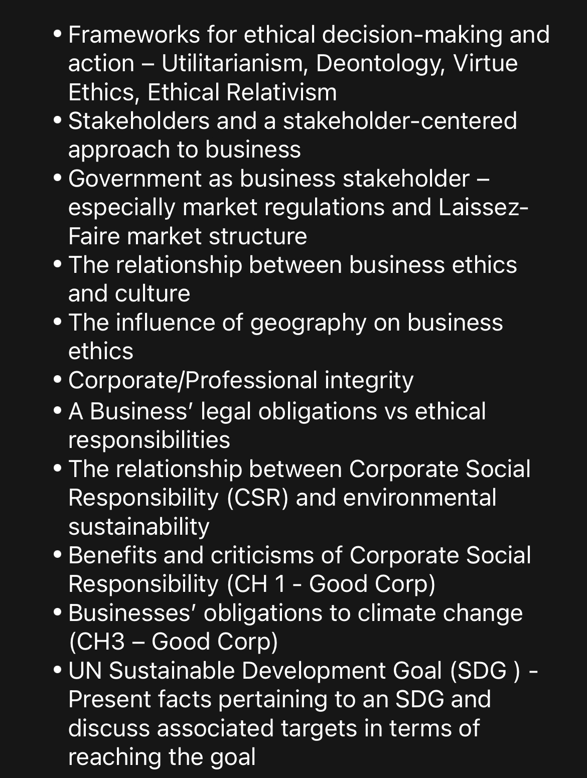 Solved Frameworks for ethical decision-making and action - | Chegg.com