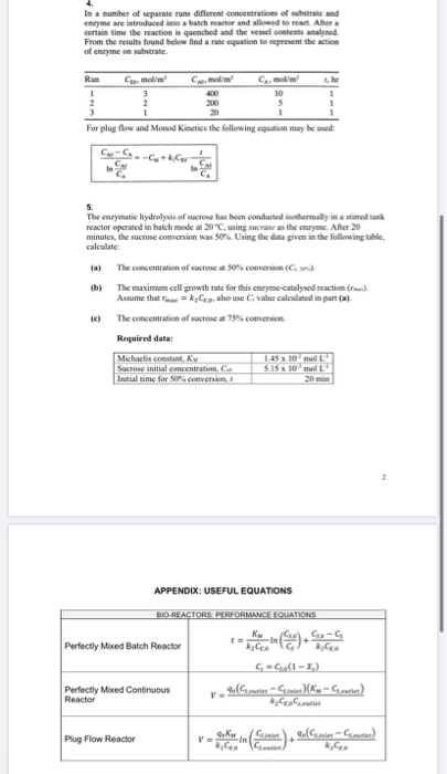 SCHOOL OF ENGINEERING ADVANCED REACTION ENGINEERING | Chegg.com