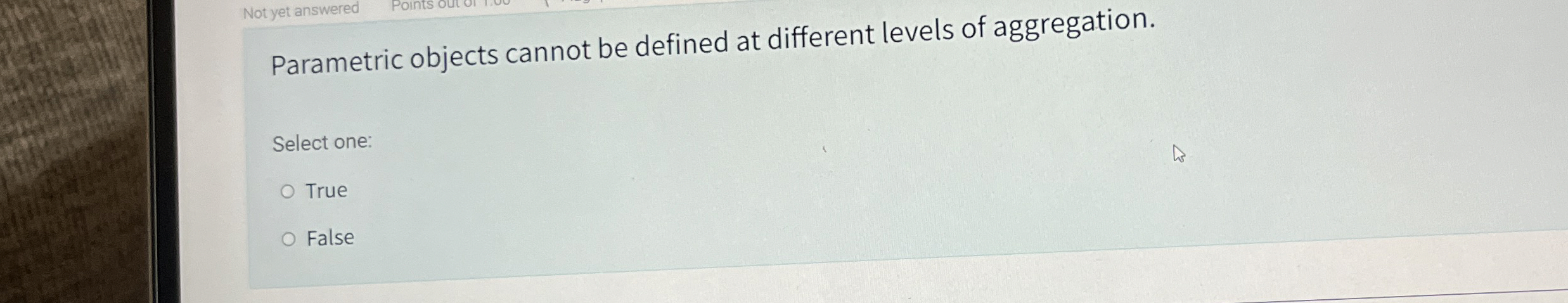 Solved Parametric objects cannot be defined at different | Chegg.com