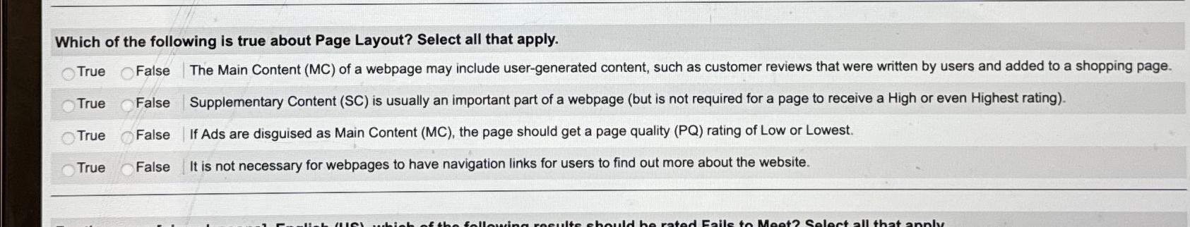 Solved Which of the following is true about Page Layout? | Chegg.com