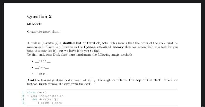 Solved using python and use triple quote to describe | Chegg.com