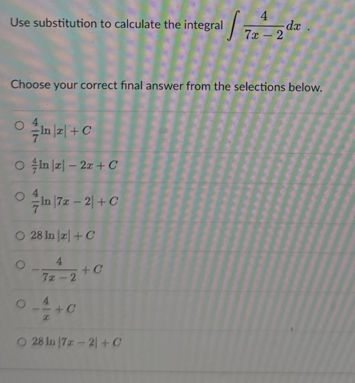 Solved Use substitution to calculate the integral | Chegg.com