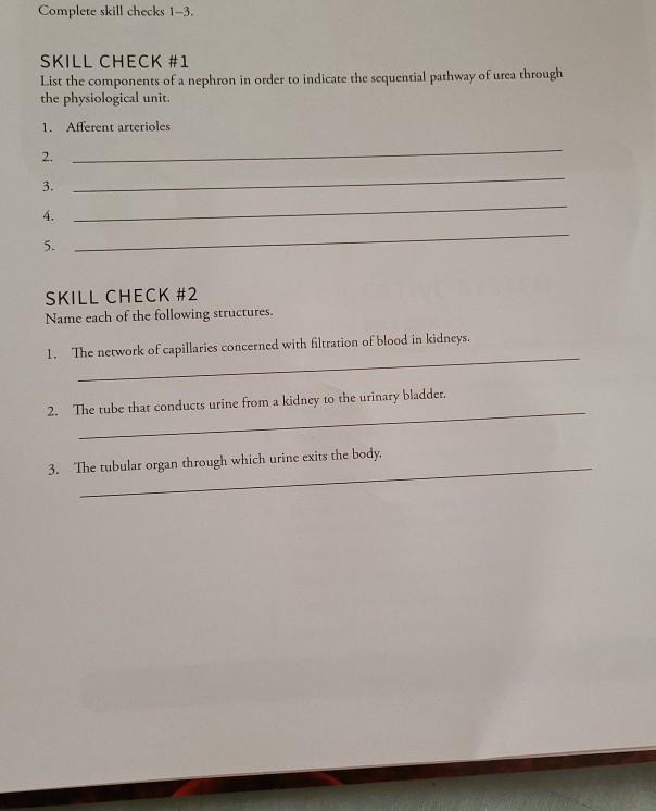 Solved Complete skill checks 1-3. SKILL CHECK #1 Using | Chegg.com