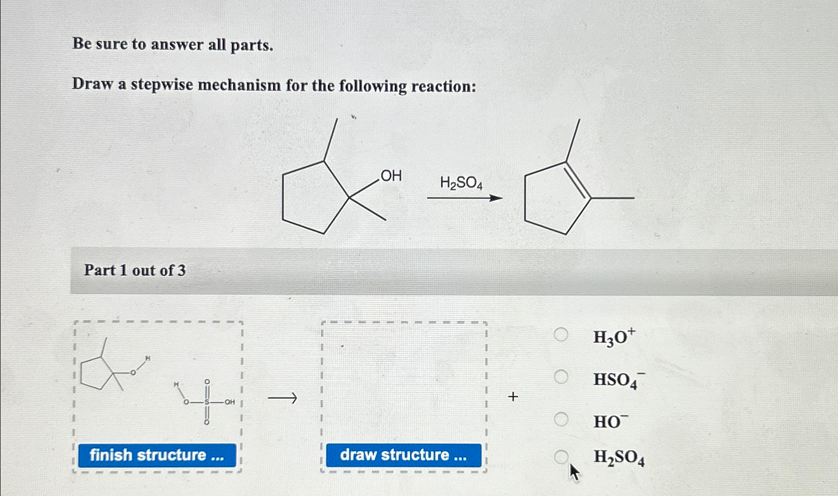 Solved Be sure to answer all parts.Draw a stepwise mechanism | Chegg.com