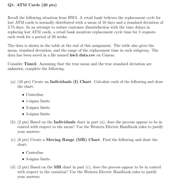 Solved STAT/BUS 127 Homework \#3 Data, Winter 2023Recall the | Chegg.com