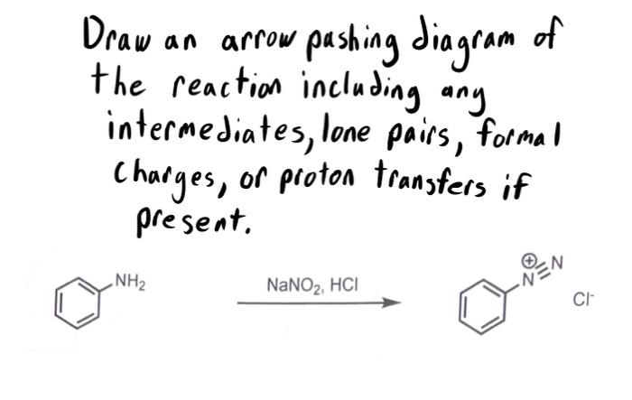 Solved Draw an arrow pashing diagram of the reaction | Chegg.com