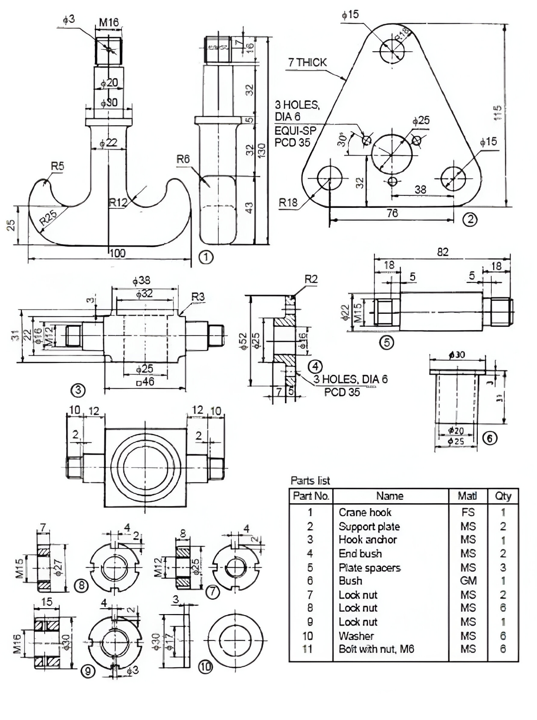 Solved Solid edge question:Create this part using solid | Chegg.com