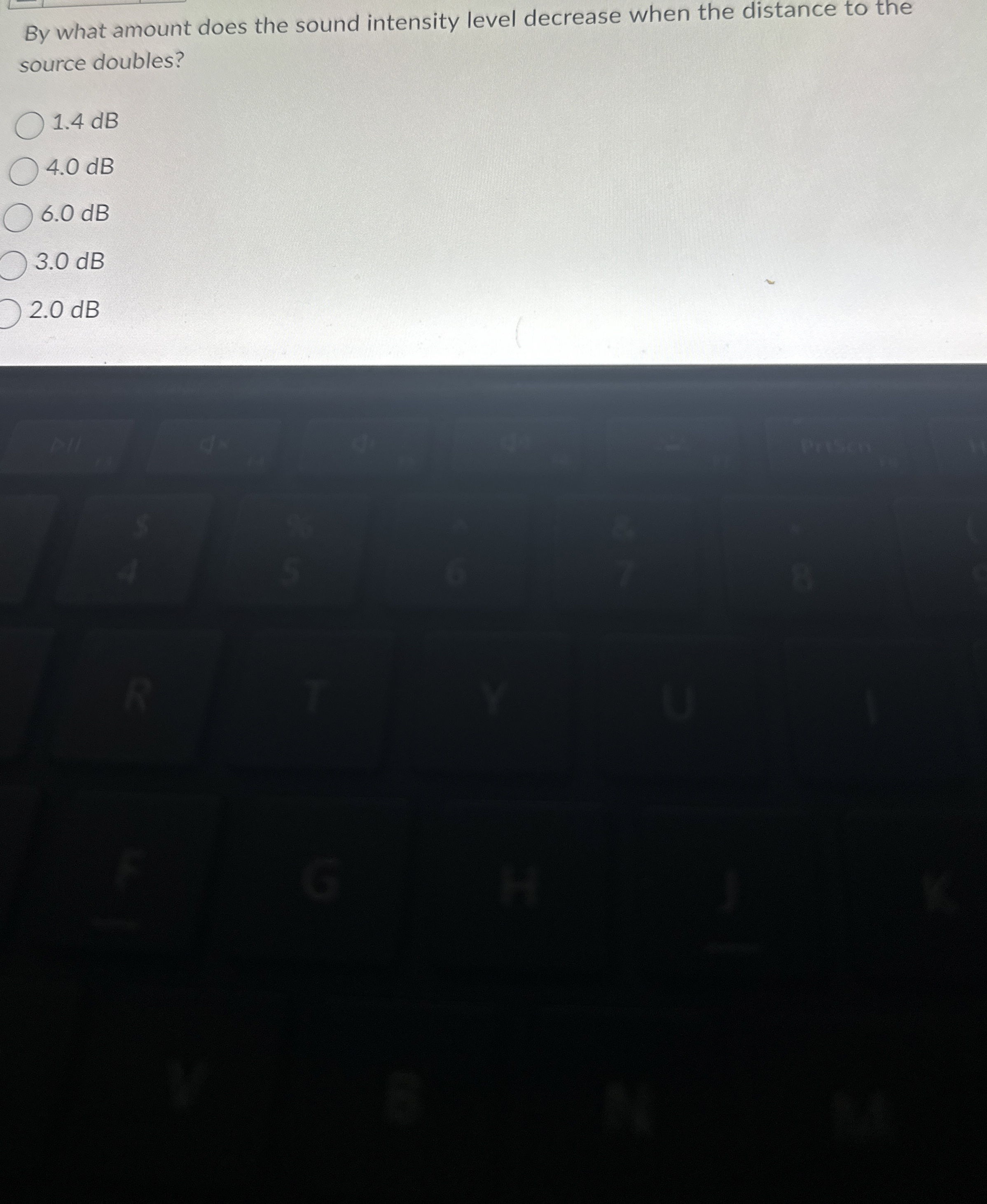 Solved By what amount does the sound intensity level | Chegg.com