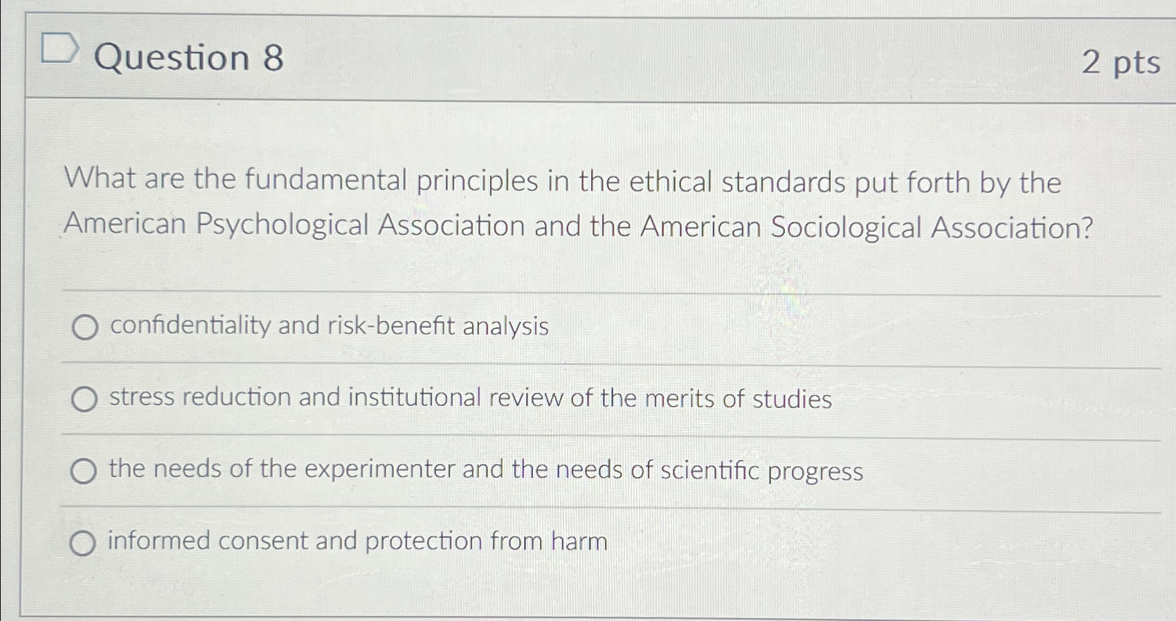 Solved Question 82ptsWhat are the fundamental principles in | Chegg.com