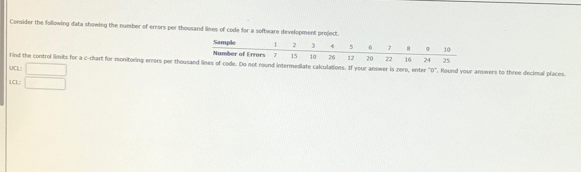 Solved Consider the following data showing the number of | Chegg.com