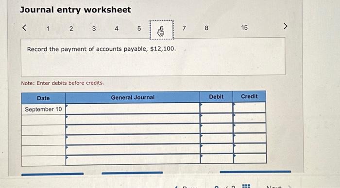 Solved Journal entry worksheet