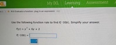 Solved Use the following function rule to find f(-10b). | Chegg.com