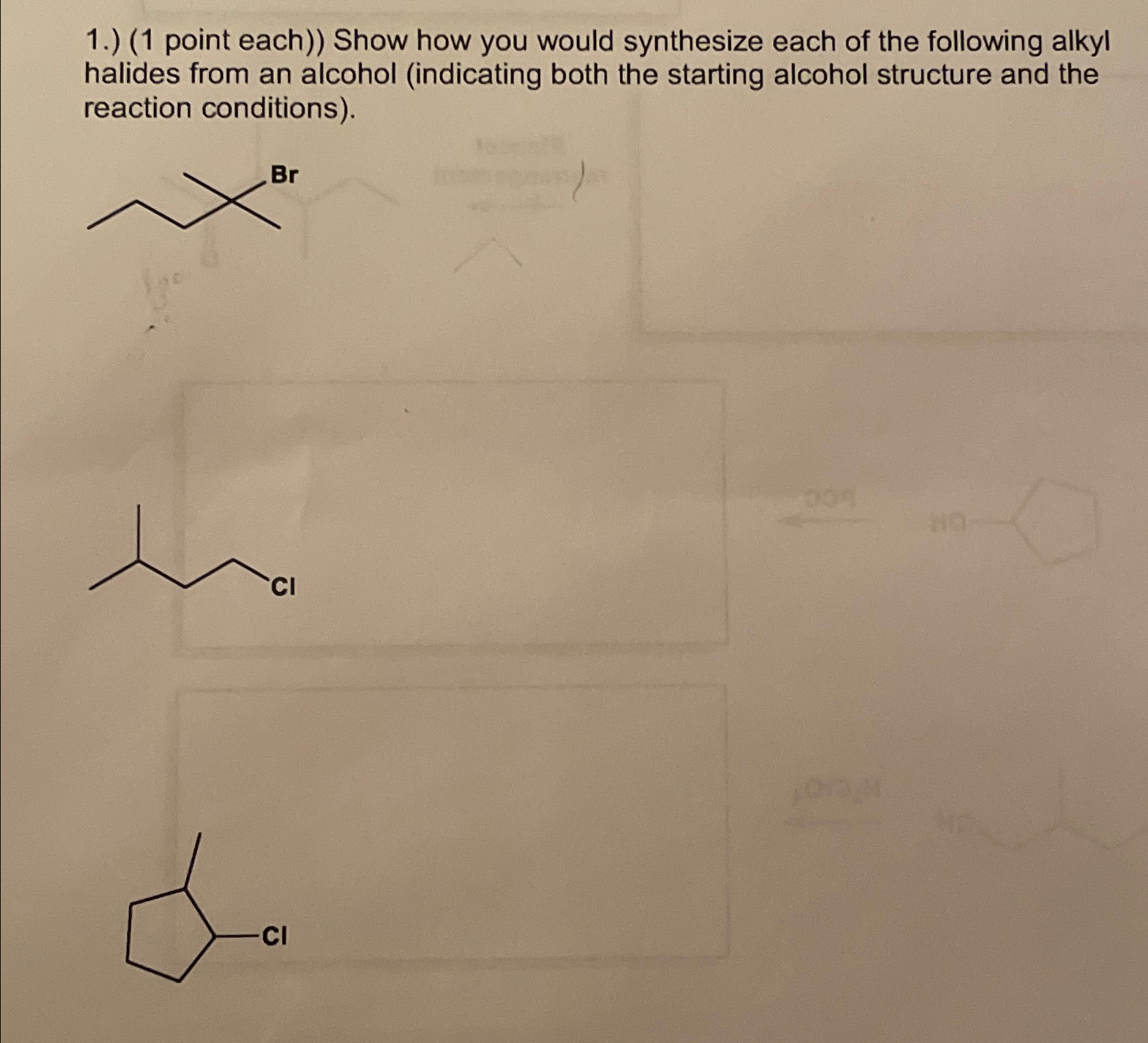 Solved Show how you would synthesize each of the following | Chegg.com