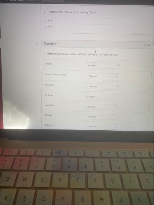 Solved 2. Check all that describe an extrusive rock. (3 O | Chegg.com