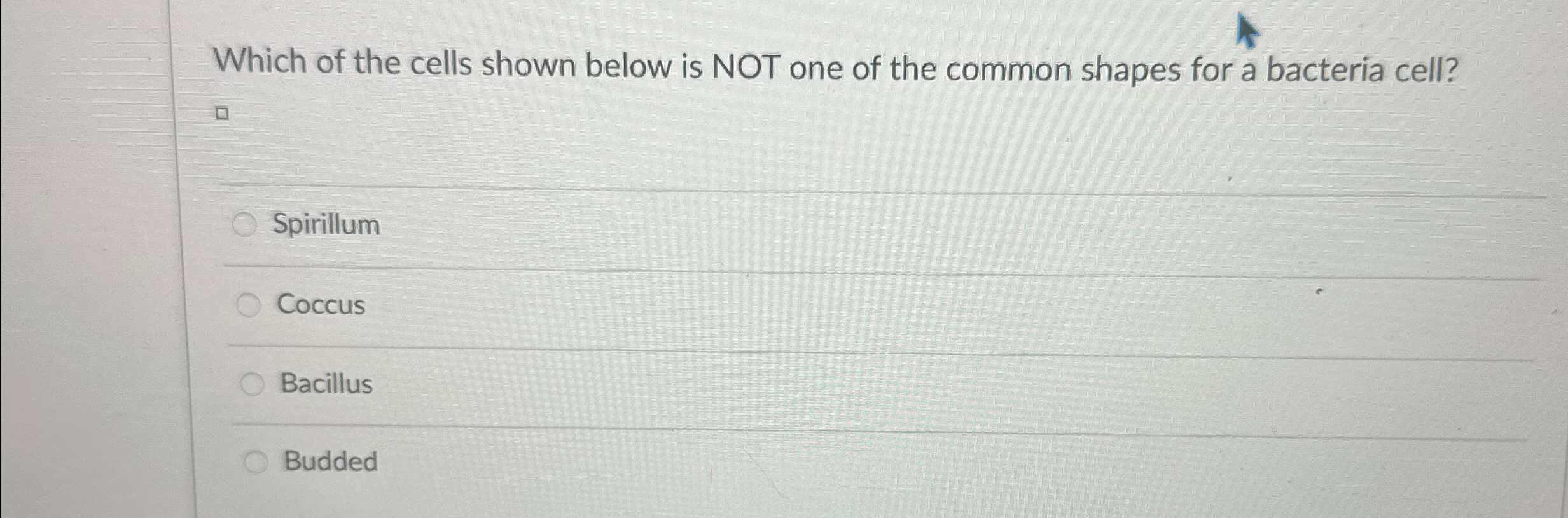 Solved Which of the cells shown below is NOT one of the | Chegg.com