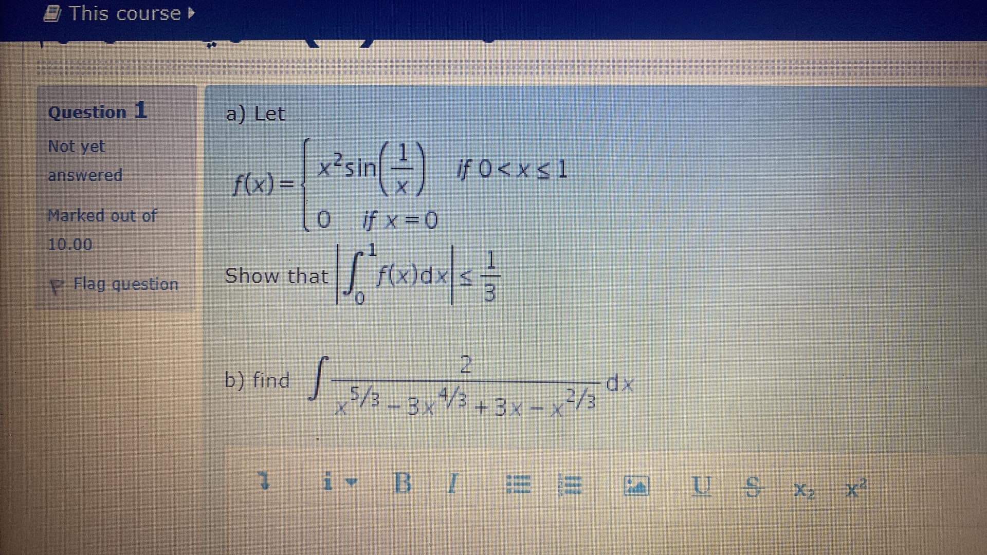 Solved This courseQuestion 1Not yetansweredMarked out | Chegg.com Solved This courseQuestion 1Not yetansweredMarked out | Chegg.com
