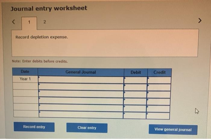 Solved Exercise 8-19A Computing and recording depletion | Chegg.com