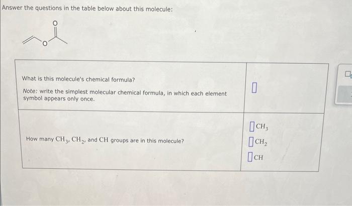 Solved Answer the questions in the table below about this | Chegg.com