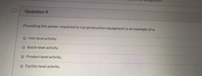 Solved Question 9 Providing the power required to run | Chegg.com
