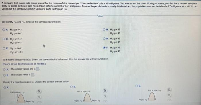 Solved you reject the compary's clnim? Cemplete parts (a) | Chegg.com Solved you reject the compary's clnim? Cemplete parts (a) | Chegg.com
