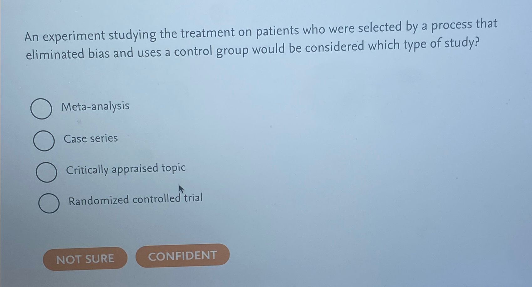 Solved An experiment studying the treatment on patients who | Chegg.com