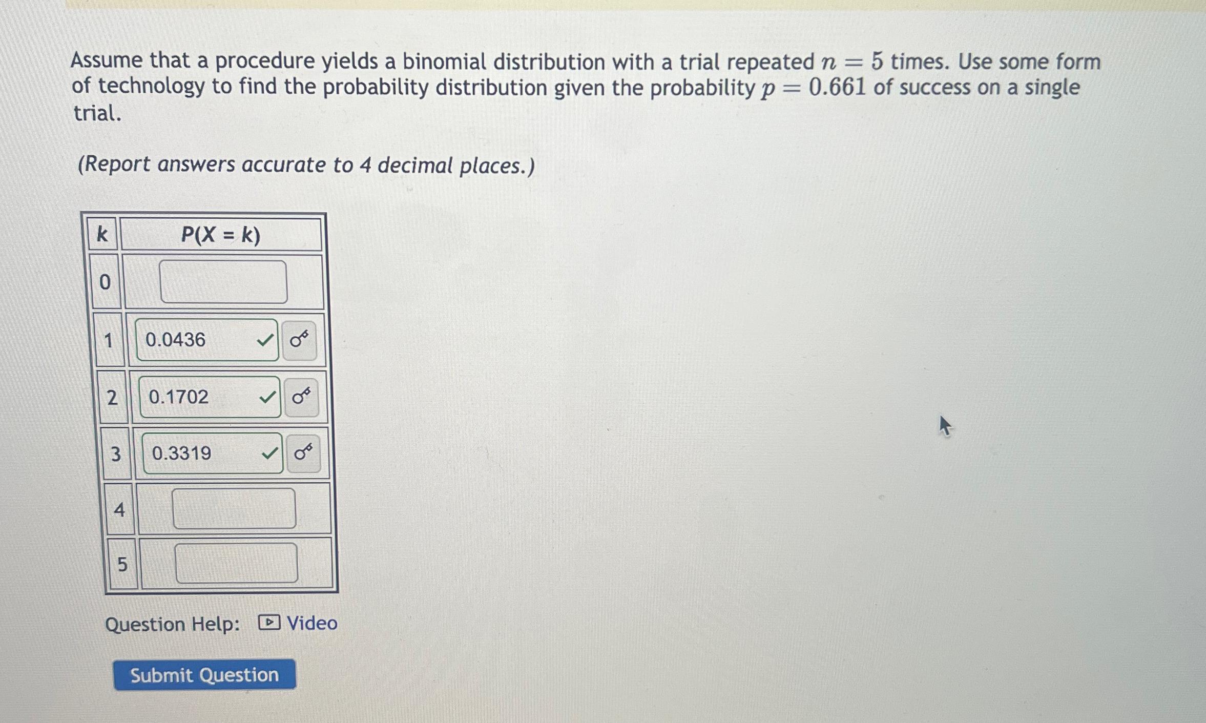Solved Assume that a procedure yields a binomial | Chegg.com