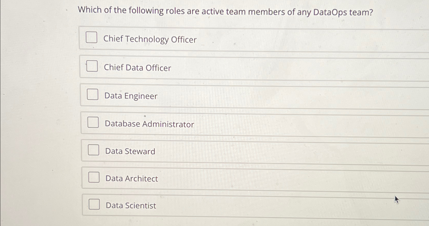 Solved Which of the following roles are active team members | Chegg.com