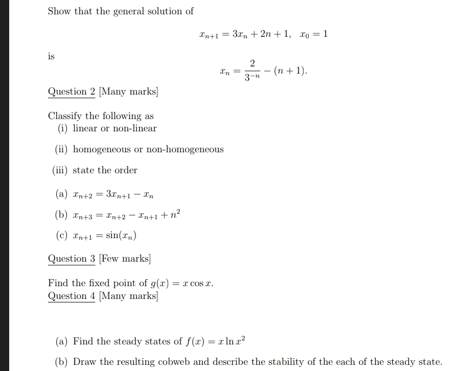 Solved Show that the general solution | Chegg.com