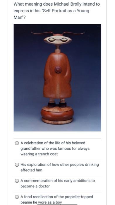 Solved What meaning does Michael Brolly intend to express in | Chegg.com