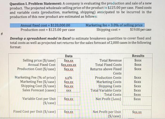 Solved Question 1. Problem Statement: A company is | Chegg.com