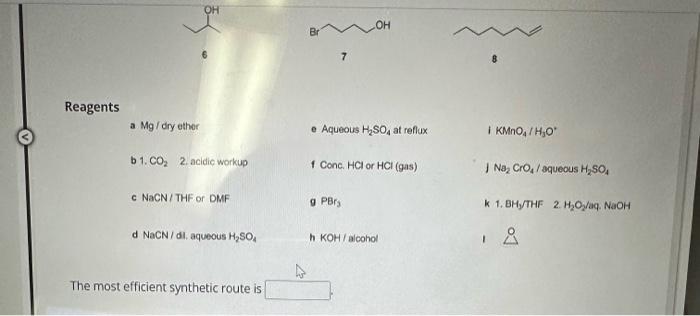 Solved Devise the most efficient synthesis for the | Chegg.com